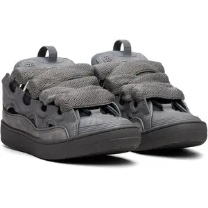 LANVIN Monocolor Curb Sneakers