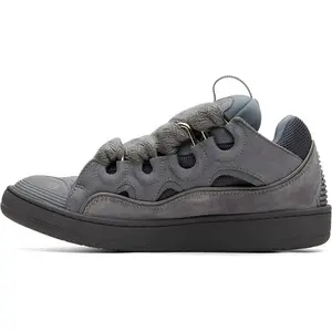 LANVIN Monocolor Curb Sneakers