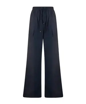 Herno Drawstring Wide-leg Trousers - Dark