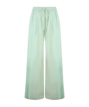 Herno Drawstring Wide-leg Trousers - Light Green