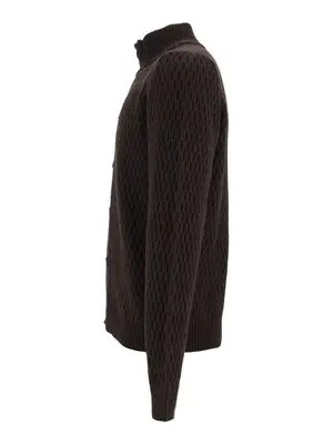 Peserico Button-up Knit Top