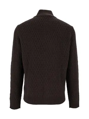 Peserico Button-up Knit Top
