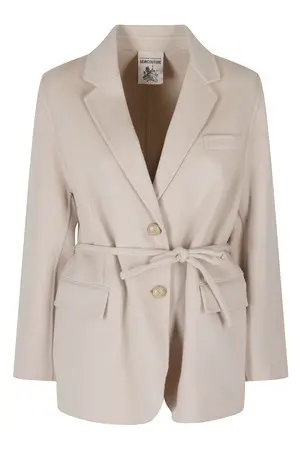SEMICOUTURE Belted Wool Coat