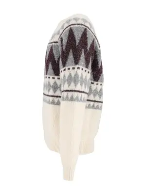 Peserico Pattern-jacquard Jumper