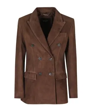 Seventy Logo Blazer - Brown