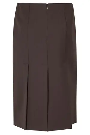 Seventy Pleated Skirt - Coffee