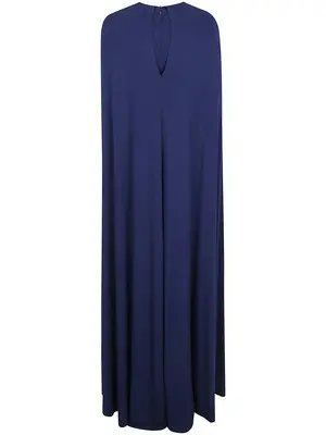 Simkhai Ruched Cape Gown