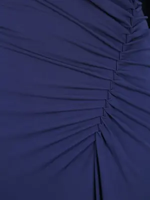 Simkhai Ruched Cape Gown