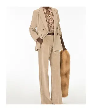 IBLUES Straight-leg Ribbed Trousers
