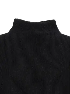 Peserico High-neck Sleeveless Jumper - Black