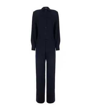PT TORINO V-neck Long-sleeve Jumpsuit