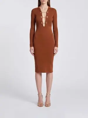 Elisabetta Franchi Plunge Day Dresses