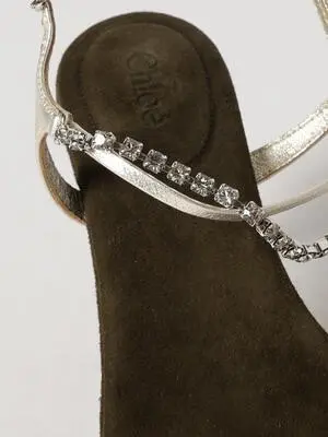 Chloé Crystal-embellished Stiletto Heel Sandals