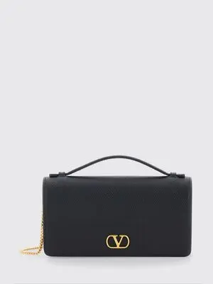Valentino Garavani Vlogo Signature Mini Bag In Calfskin Leather With Chain Strap
