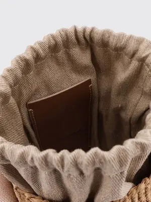 Chloé Woody Mini Bucket Bag - Beige