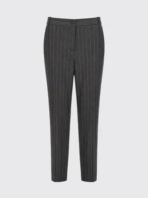 Pinko Pinstriped Slim Fit Wool Blend Chino Trousers