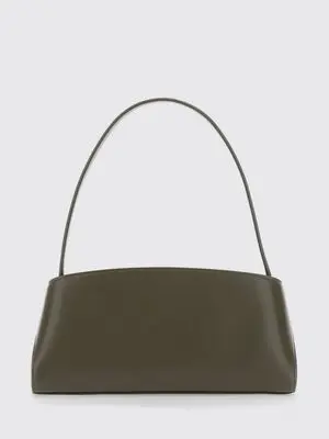 FERRAGAMO Hug Smooth Calfskin Leather Shoulder Bag With Laminated Logo