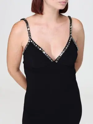 Stella McCartney Long Evening Gown With Jewelled Straps And Train