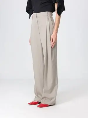 Stella McCartney High-waisted Wool Palazzo Trousers With Pleats