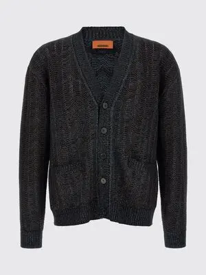 Missoni Wool Blend V-neck Cardigan With Patch Pockets
