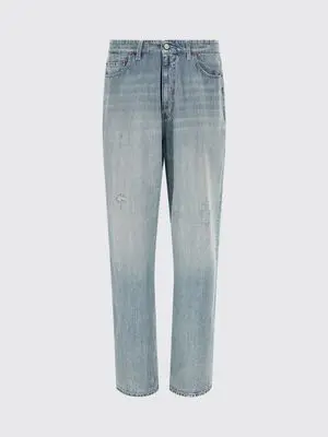 MAISON MARGIELA Straight-leg Distressed Cotton Denim Jeans