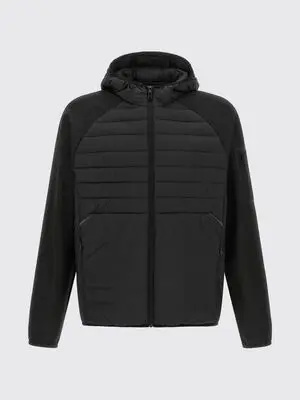 BOSS Short Water-repellent Padded Jacket With Hood And Logo Patch