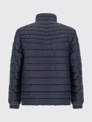 BOSS Quilted Recycled Technical Fabric Short Puffer Jacket - Blue