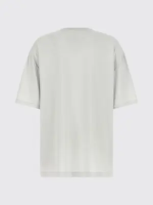 MAISON MARGIELA Relaxed Fit Cotton T-shirt With Numeric Logo - Grey