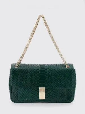 TOM FORD Python-print Calfskin Shoulder Bag With Sliding Chain Handle - Green
