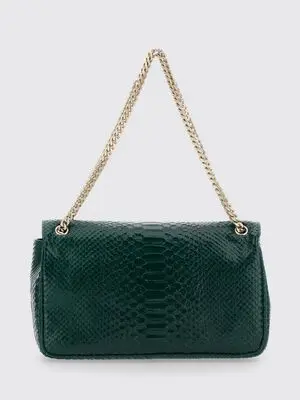 TOM FORD Python-print Calfskin Shoulder Bag With Sliding Chain Handle - Green
