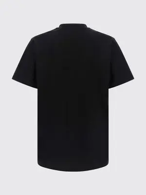 Moschino Graphic Print Cotton T-shirt With Dropped Shoulders - Black