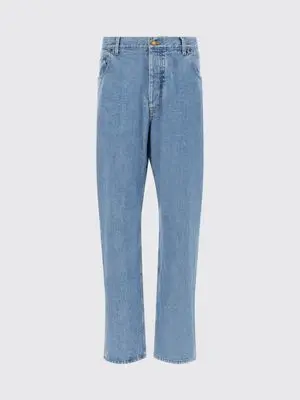 Thom Browne Straight Fit Cotton Denim Jeans
