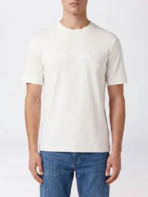BOSS Slim Fit Cotton T-shirt With Tone-on-tone Logo