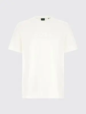 BOSS Slim Fit Cotton T-shirt With Tone-on-tone Logo