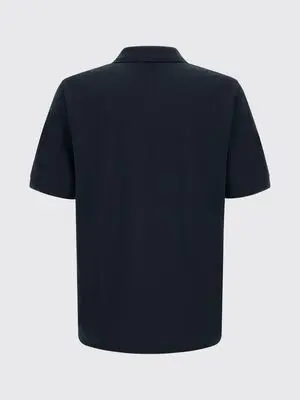 BOSS Short-sleeved Cotton Johnny Collar Polo Shirt