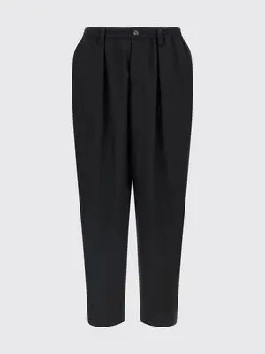 Marni Wide-leg Virgin Wool Pleated Trousers