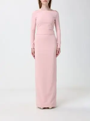 Solace London Midi Dress - Blush Pink