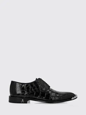 Philipp Plein Crocodile-effect Derby Shoes