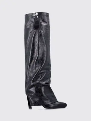 Attico Leather Ballerina Flats