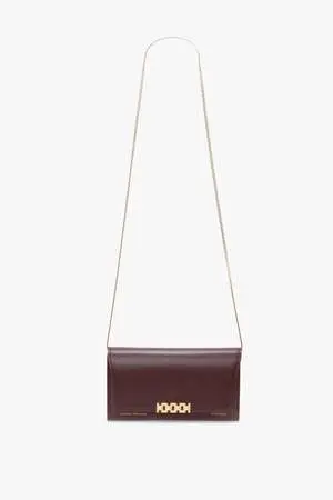 Victoria Beckham Wallet On Chain Burgundy
