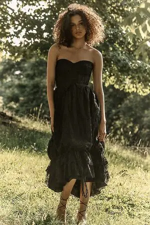 V. CHAPMAN X Kristopher Brock Granada Ruffle Dress