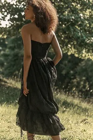 V. CHAPMAN X Kristopher Brock Granada Ruffle Dress