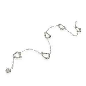 Tiffany & Co. Elsa Peretti Sterling Silver Open Heart Bracelet
