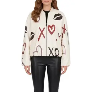 Gorski Genuine Nappa Leather Bomber Zip Jacket