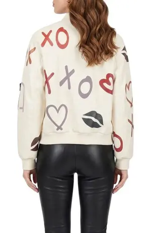 Gorski Genuine Nappa Leather Bomber Zip Jacket