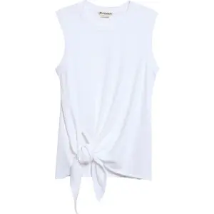 JW Anderson Tie Hem Cotton Tank - White