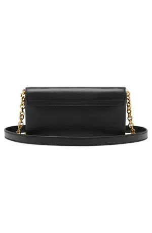 Marc Jacobs Scene Leather Wallet On Chain - Black