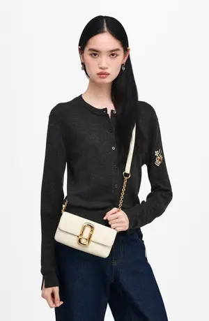 Marc Jacobs Scene Leather Wallet On Chain