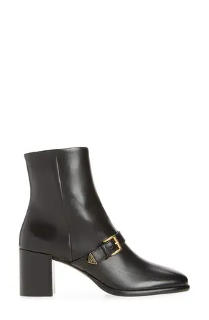 Prada Block Heel Ankle Bootie