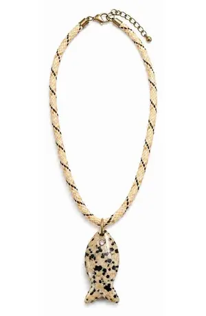 MACRAE & CO. Dockside Strand Necklace Off White